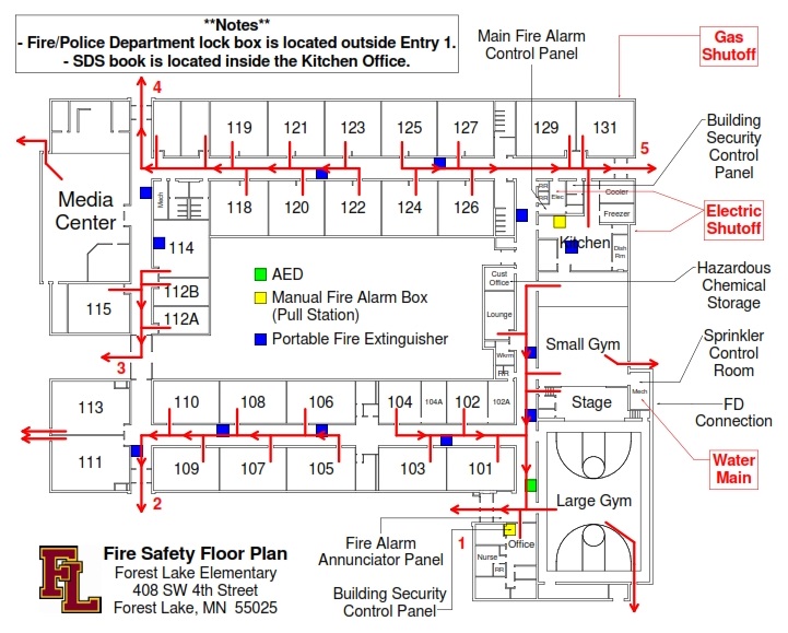 Life Safety Floor Plans