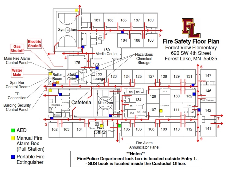 Life Safety Floor Plans